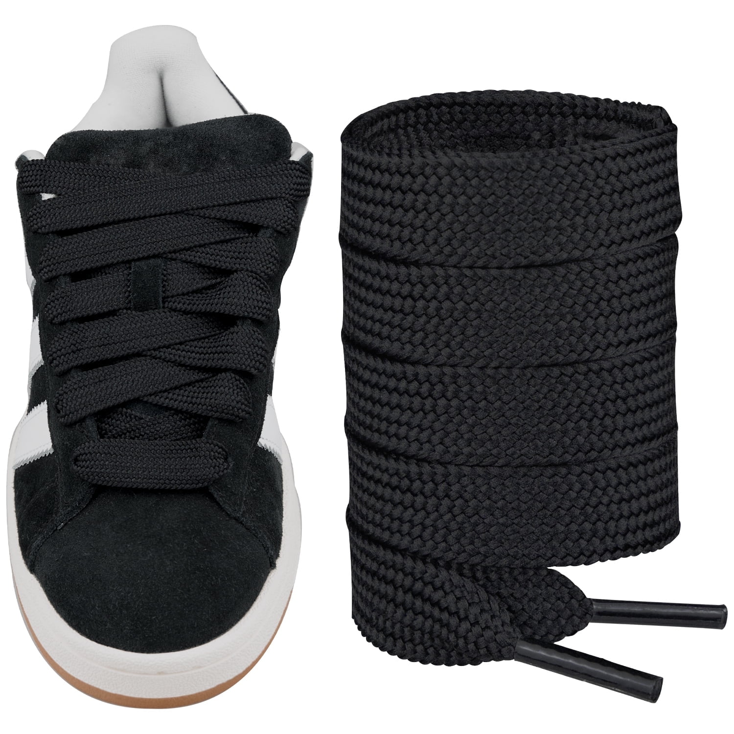 Fat Shoelaces for Adidas Campus 00s,16MM Chunky Thick Flat Wide Jumbo ...