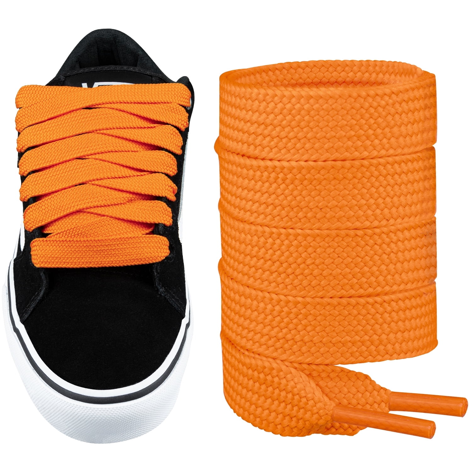 Fat Shoelaces for Vans Knu Skool,16MM Chunky Thick Flat Wide Jumbo Shoe ...