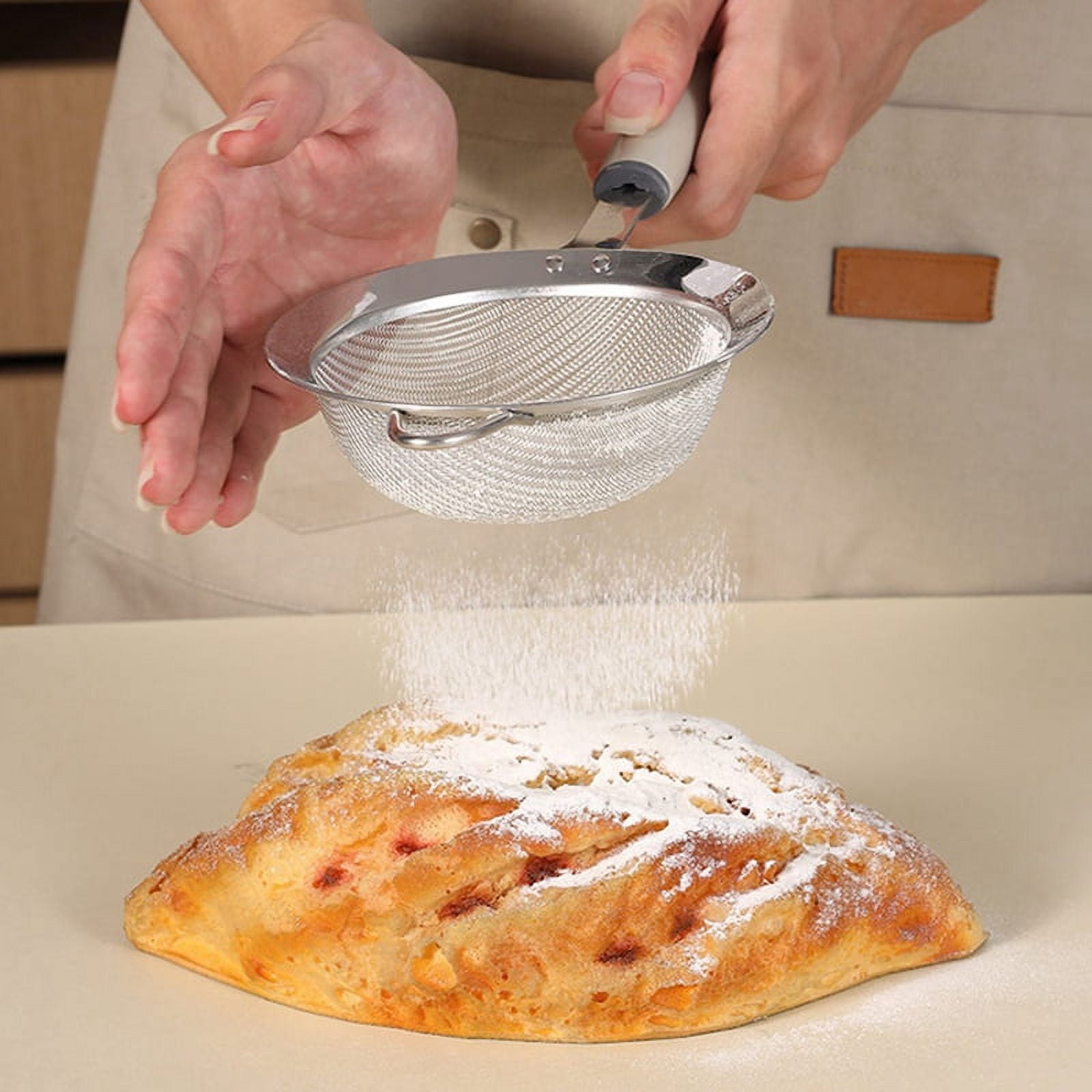 Fat Skimmer Spoon, Stainless Steel Fine Mesh Skimmer, Strainer Spoon ...