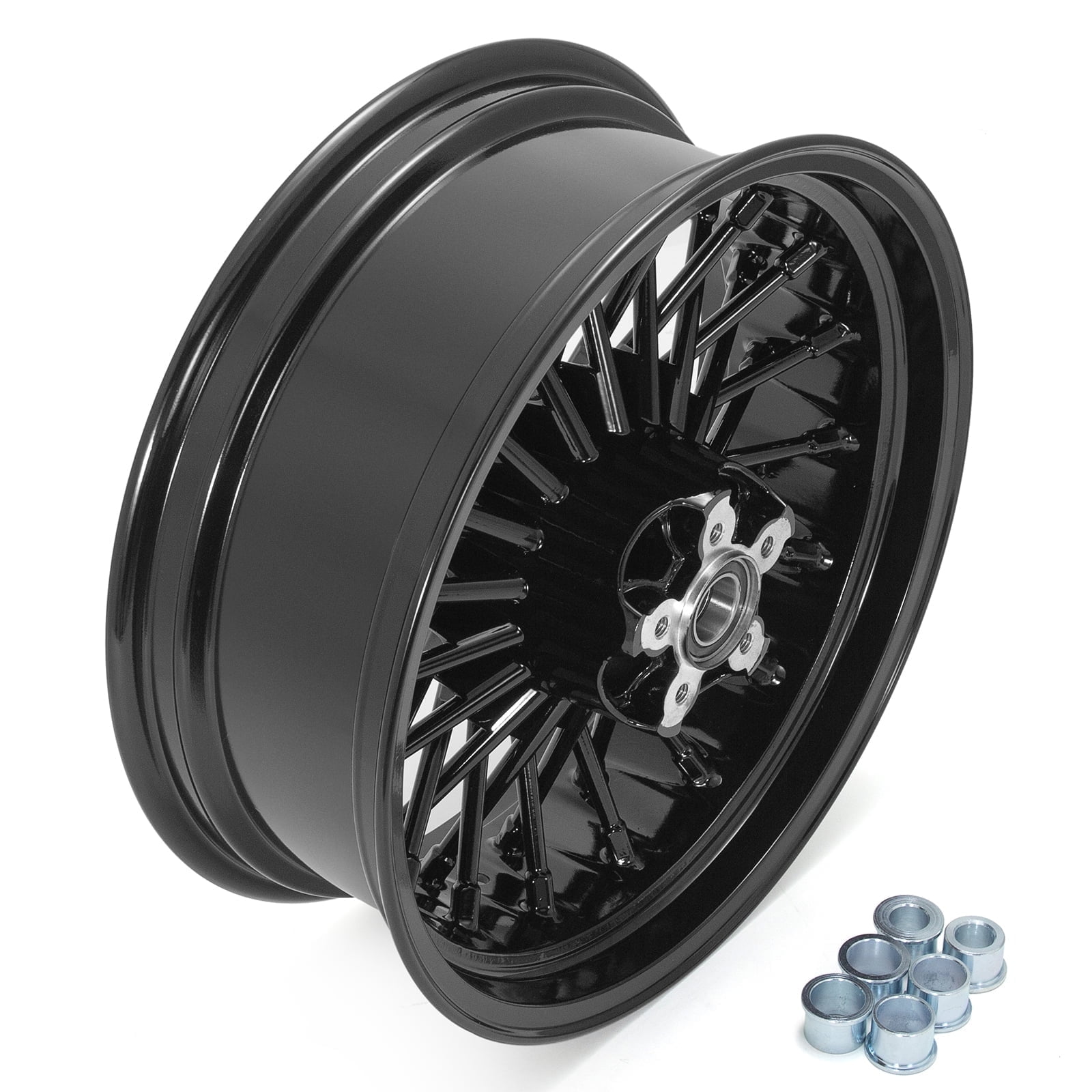 Fat Spoke Rear Wheel Rim 16x5.5 for Harley Dyna Street Bob Low Rider ...