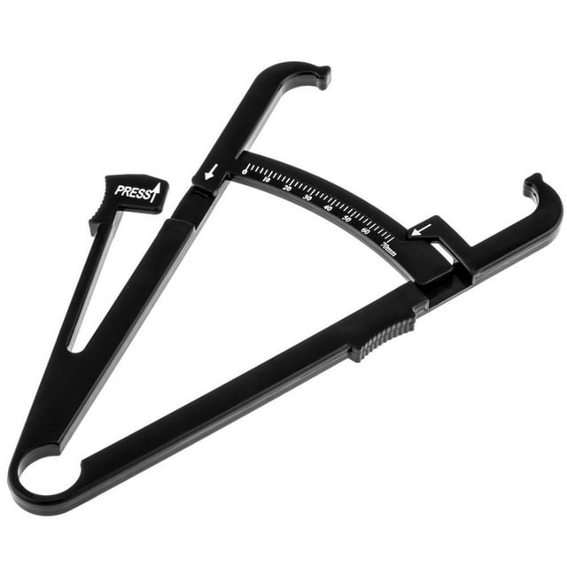 Fat Tester Calipers with Tape Measure and Fat Charts Fitness Measure ...