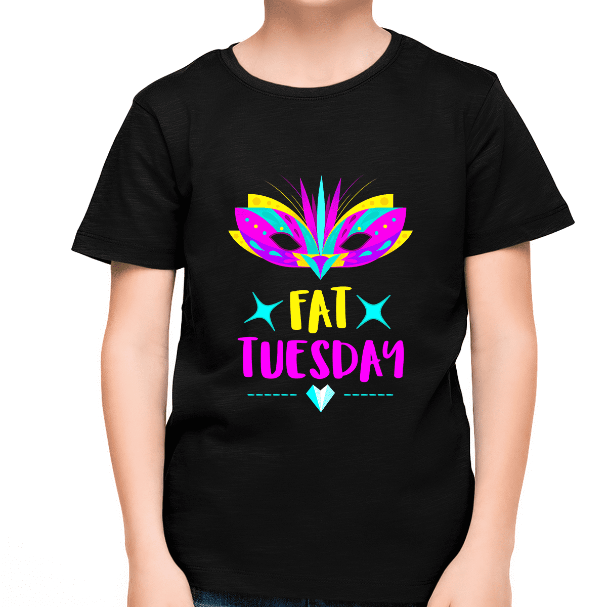 Fat Tuesday Mask Mardi Gras Shirts for Boys Fat Tuesday Shirts New ...