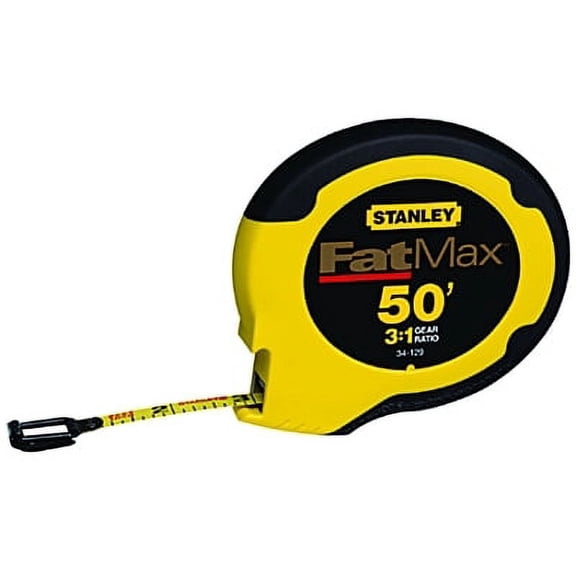 FatMax Classic Tape Measure, 1-1/4 in W x 35 ft L, SAE, Black/Yellow ...