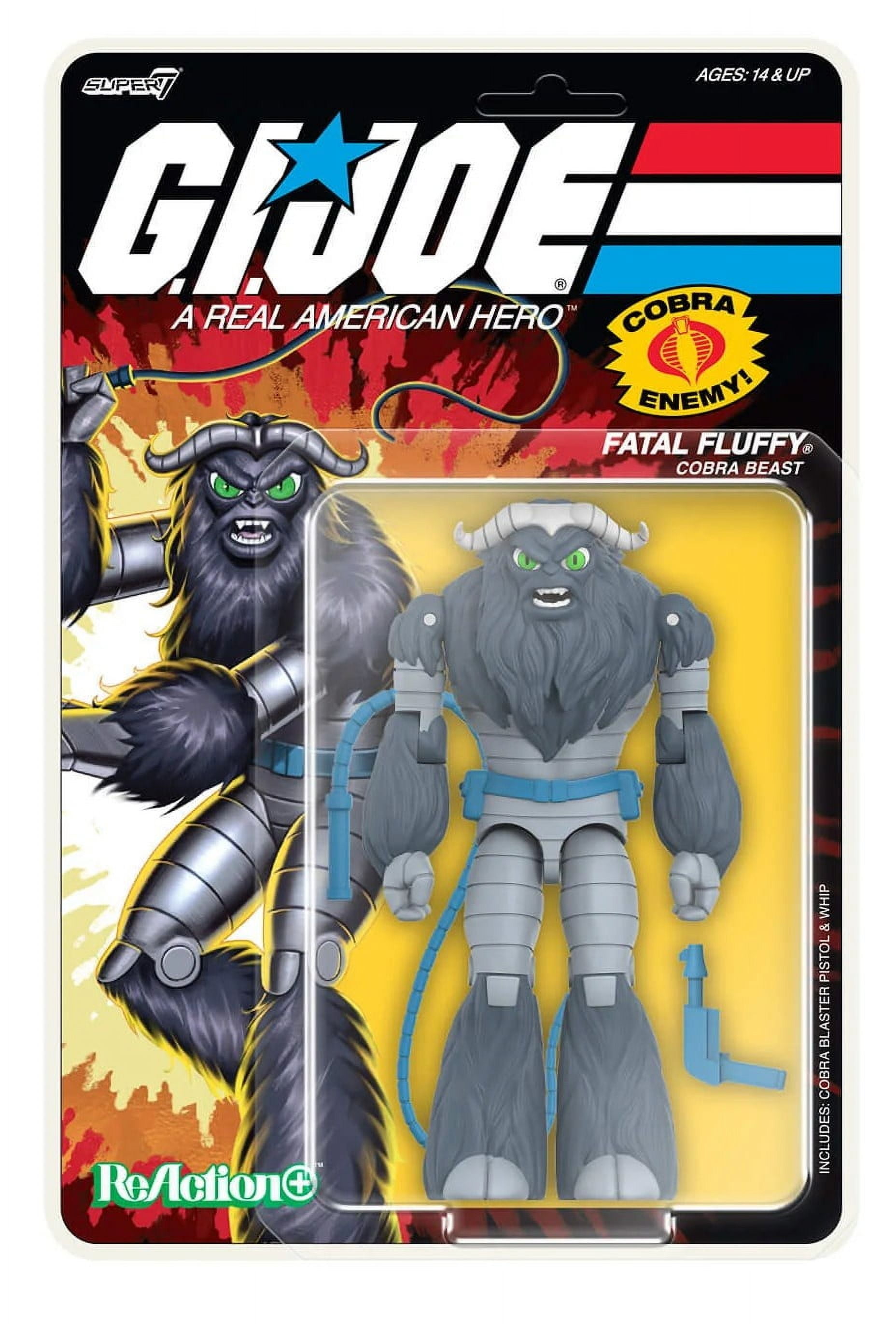 Fatal Fluffy (Cobra Beast) G.I. Joe Wave 2 Super7 Reaction+ Figure ...