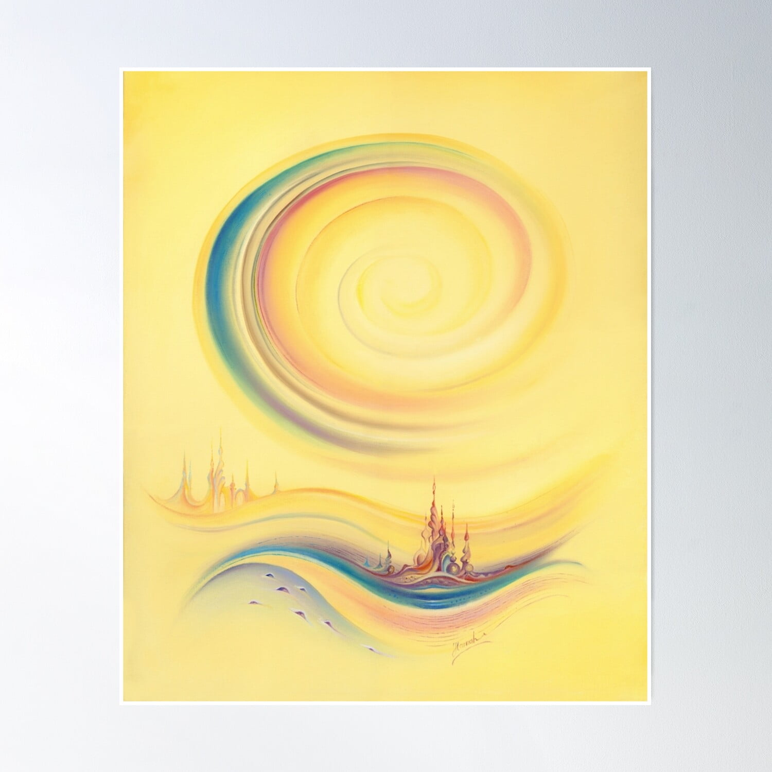 Fatamorgana Poster Wall Art, Modern Wall Decor, 24x36 UNFRAMED ...