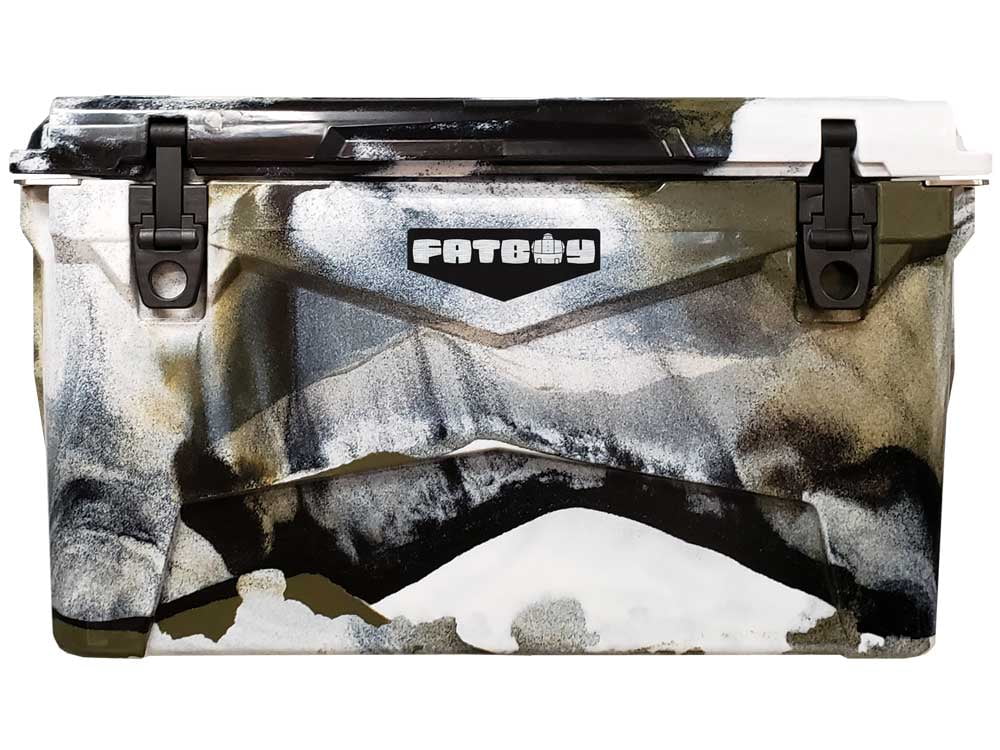 Fatboy Large Ice Chest 45 Quart Roto Molded Hard Sided Cooler Desert ...