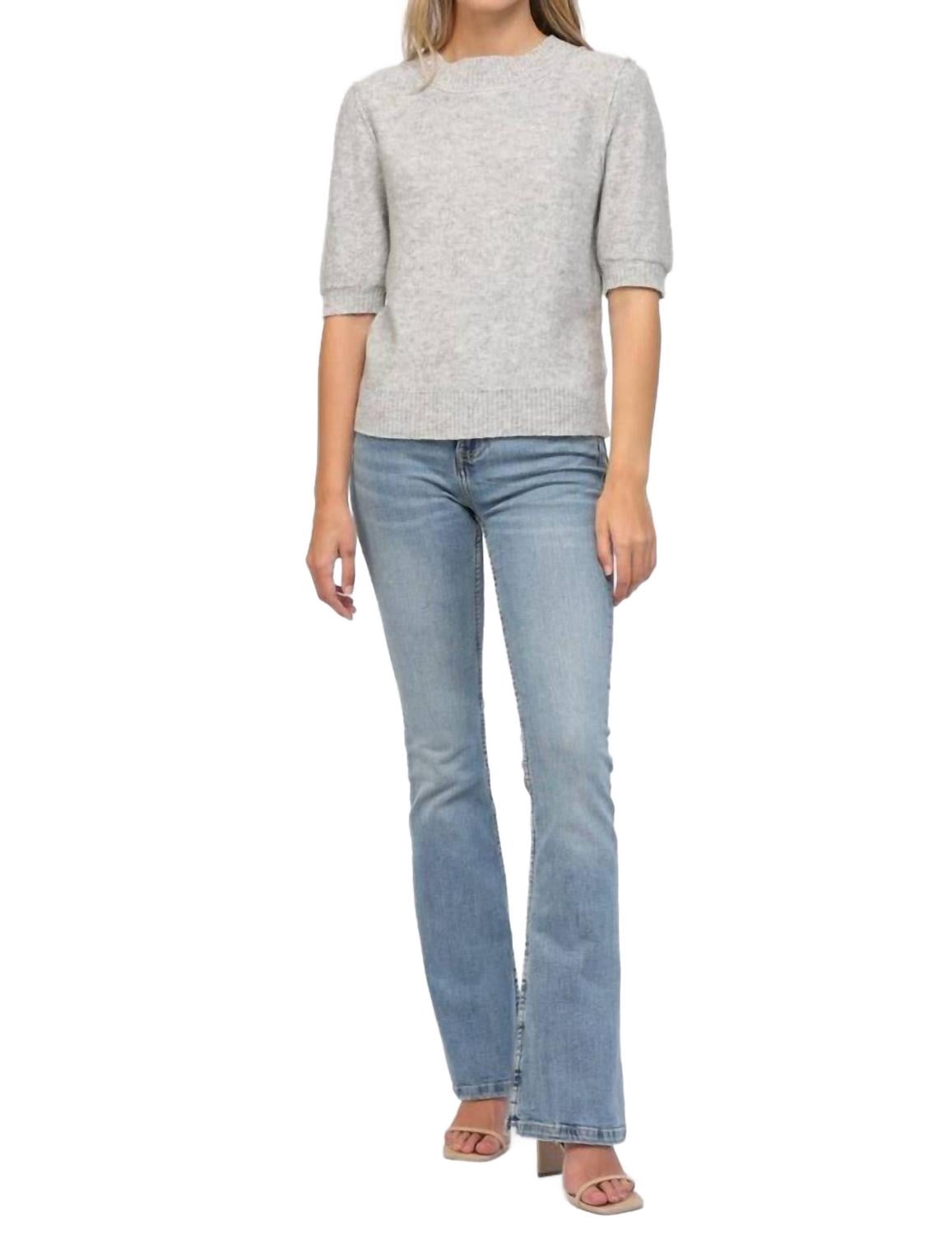 Fate Admina Sweater, Heather Grey - Walmart.com