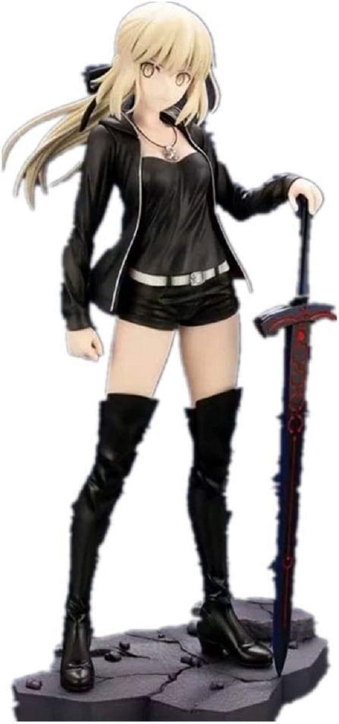 Fate/Grand Order Figure Black Saber Figure Anime Girl Figure Action ...