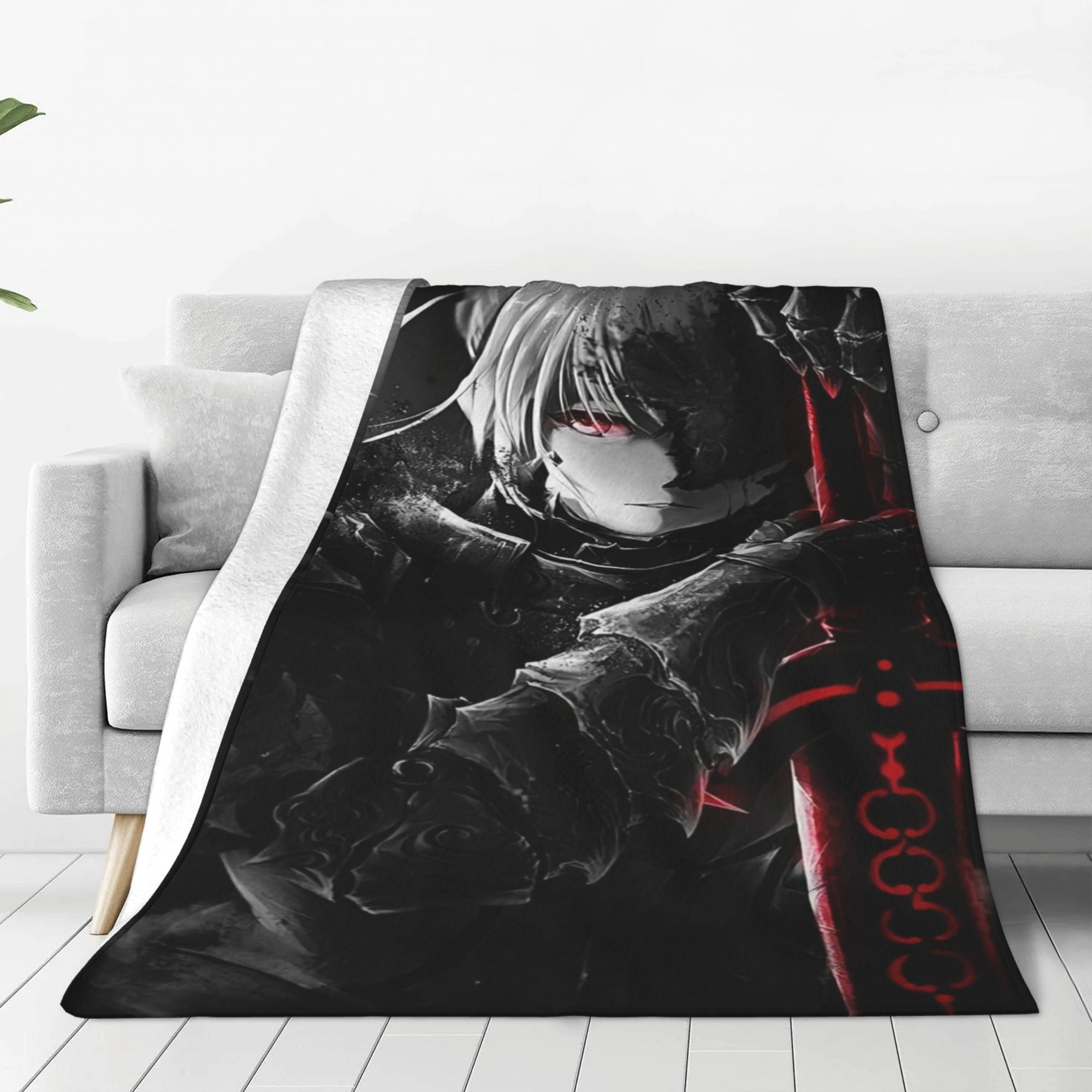 Fate Stay Night Anime Throw Blanket Soft Plush Travel Blankets For ...