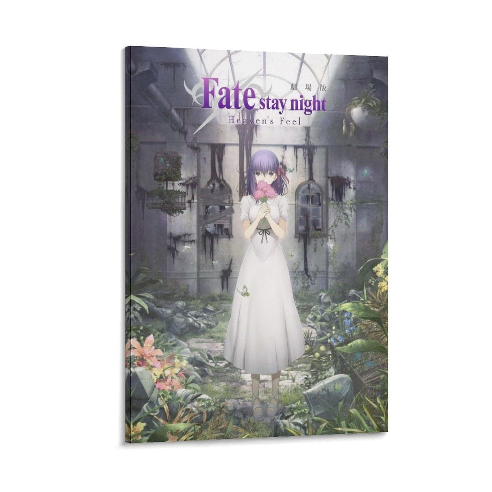 Fate Stay Night Heaven's Feel Anime Poster Aesthetic Posters Art Prints ...