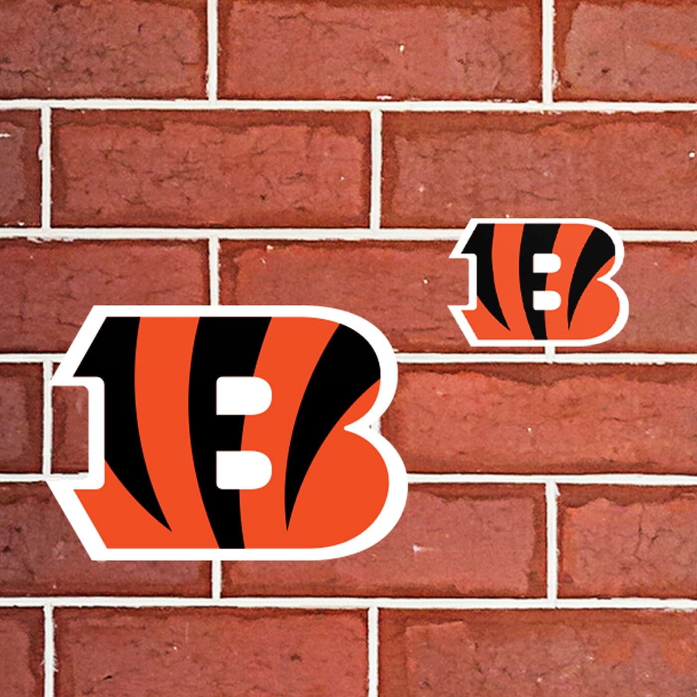 Fathead Cincinnati Bengals 5-Piece Mini Alumigraphic Outdoor Decal Set ...
