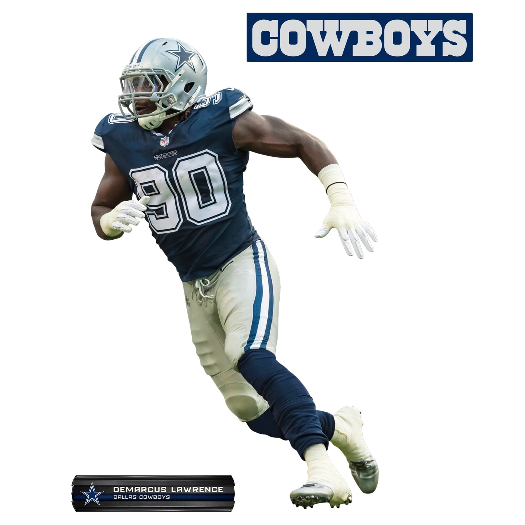 Fathead Demarcus Lawrence Dallas Cowboys 3-Pack Life-Size Removable ...