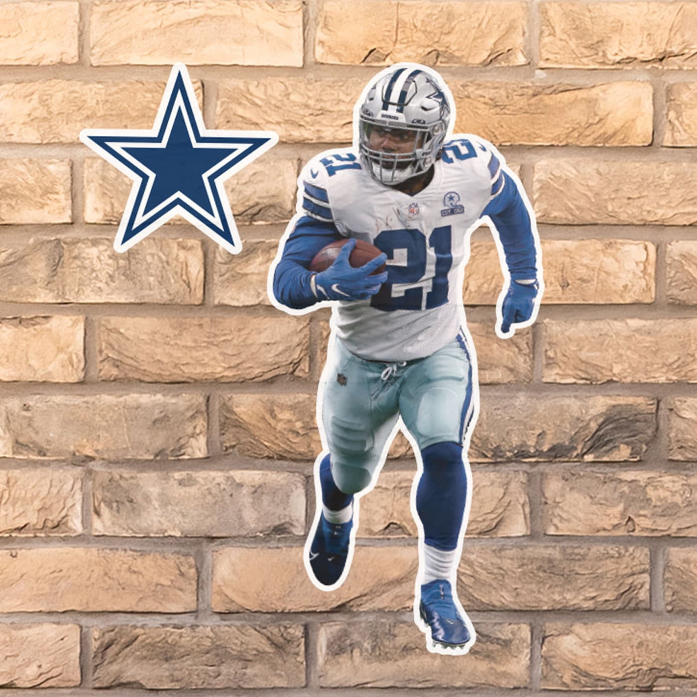 Fathead Ezekiel Elliott Dallas Cowboys Alumigraphic Outdoor Die-Cut ...
