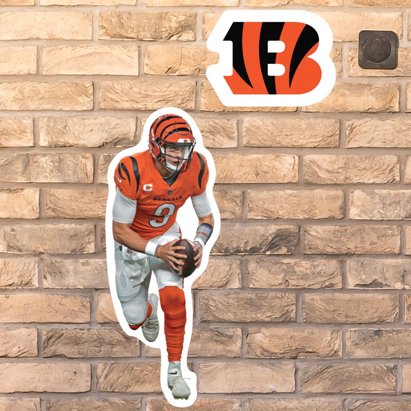 Fathead Joe Burrow Cincinnati Bengals Alumigraphic Outdoor Die-Cut ...