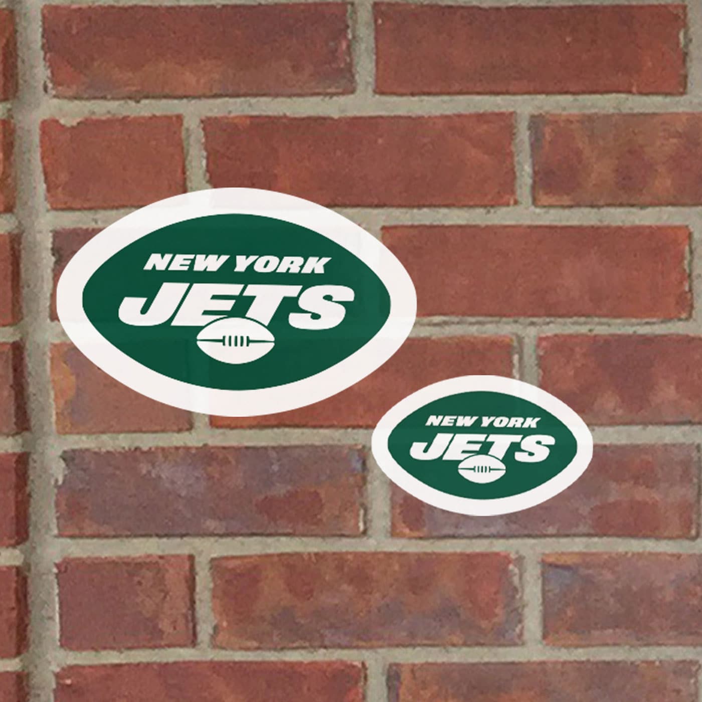 Fathead New York Jets 5-Piece Mini Alumigraphic Outdoor Decal Set ...