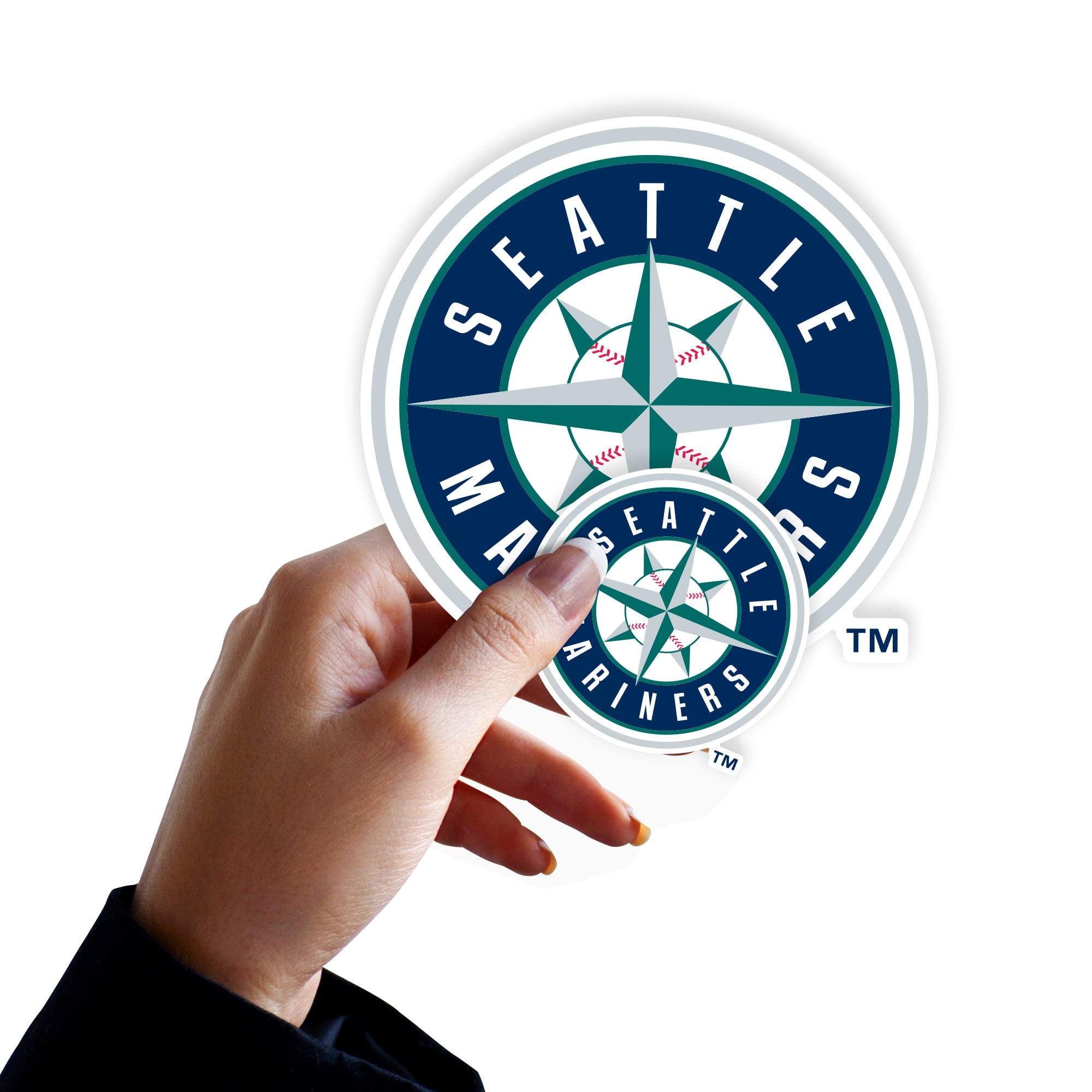 Fathead Seattle Mariners 5-Piece Mini Alumigraphic Outdoor Decal Set ...