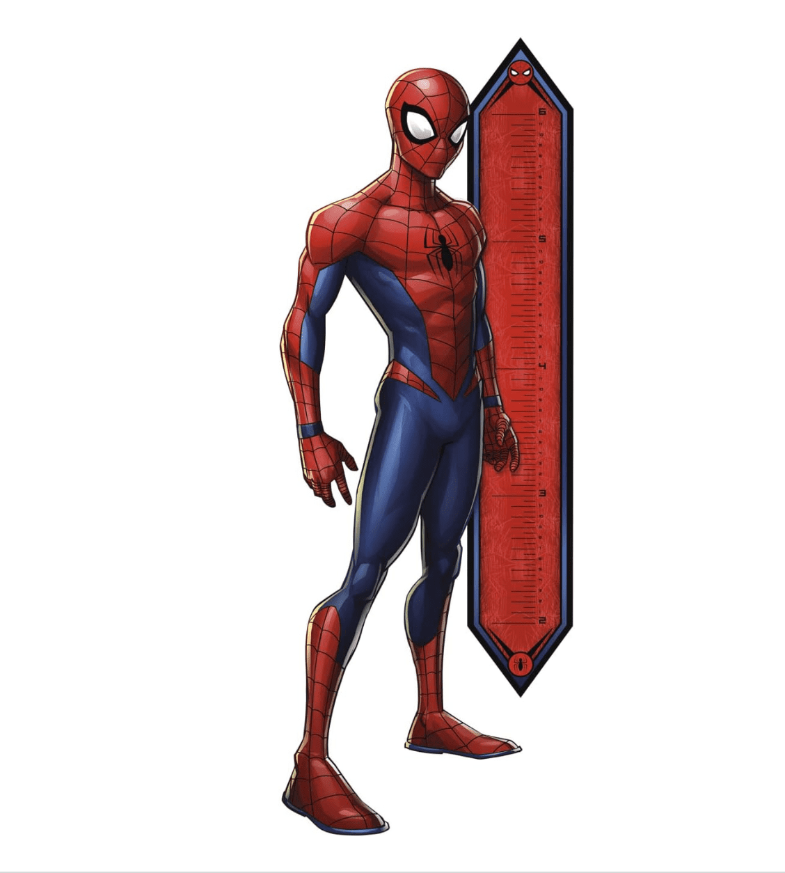 Fathead SpiderMan: Growth ChartLifeSize Officially Licensed Marvel ...