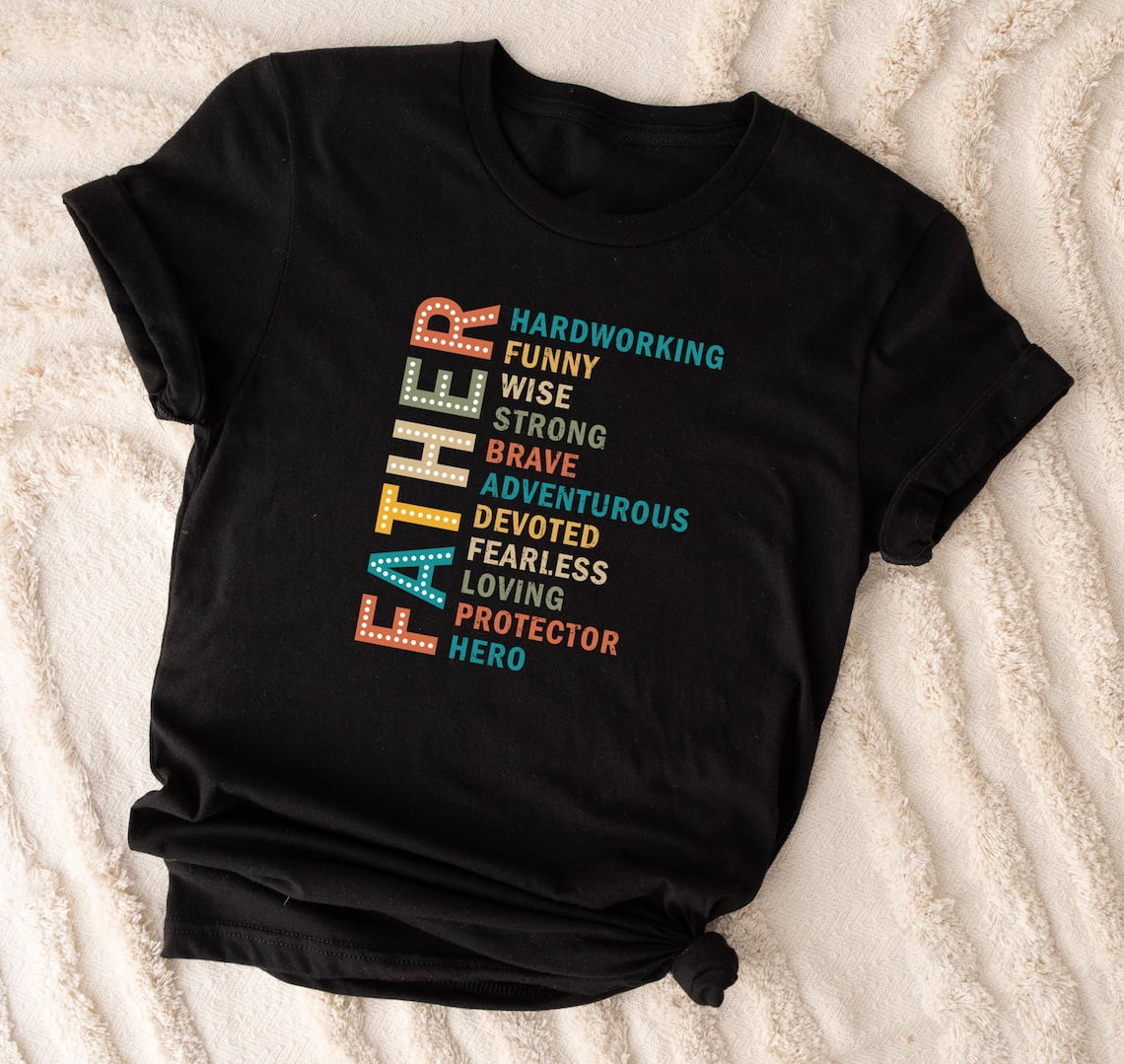 Father Acrostic T-Shirt: Dad Appreciation - Walmart.com