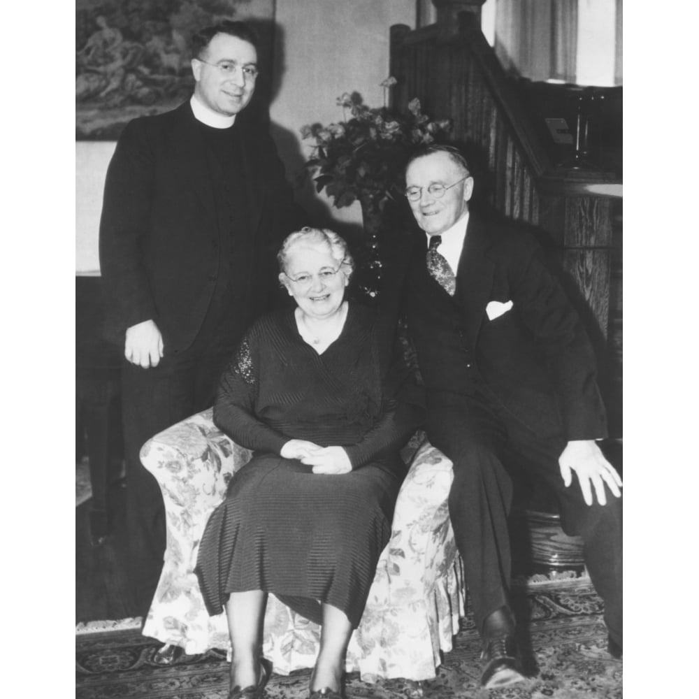 Father Charles Coughlin With His Parents History (24 x 36) - Walmart.com