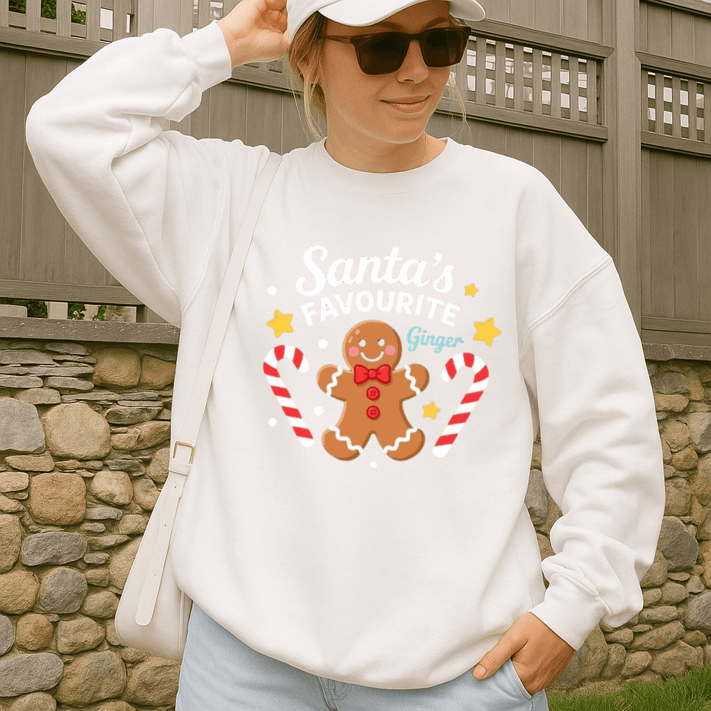 Father Christmass Favorite Ginger Funny Redhead Gingerbread Man Humor ...