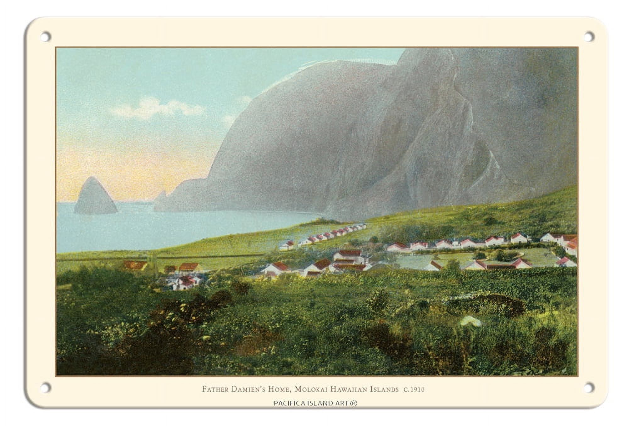Father Damien’s Home - Molokai Hawaii - Kalaupapa Leper Settlement ...