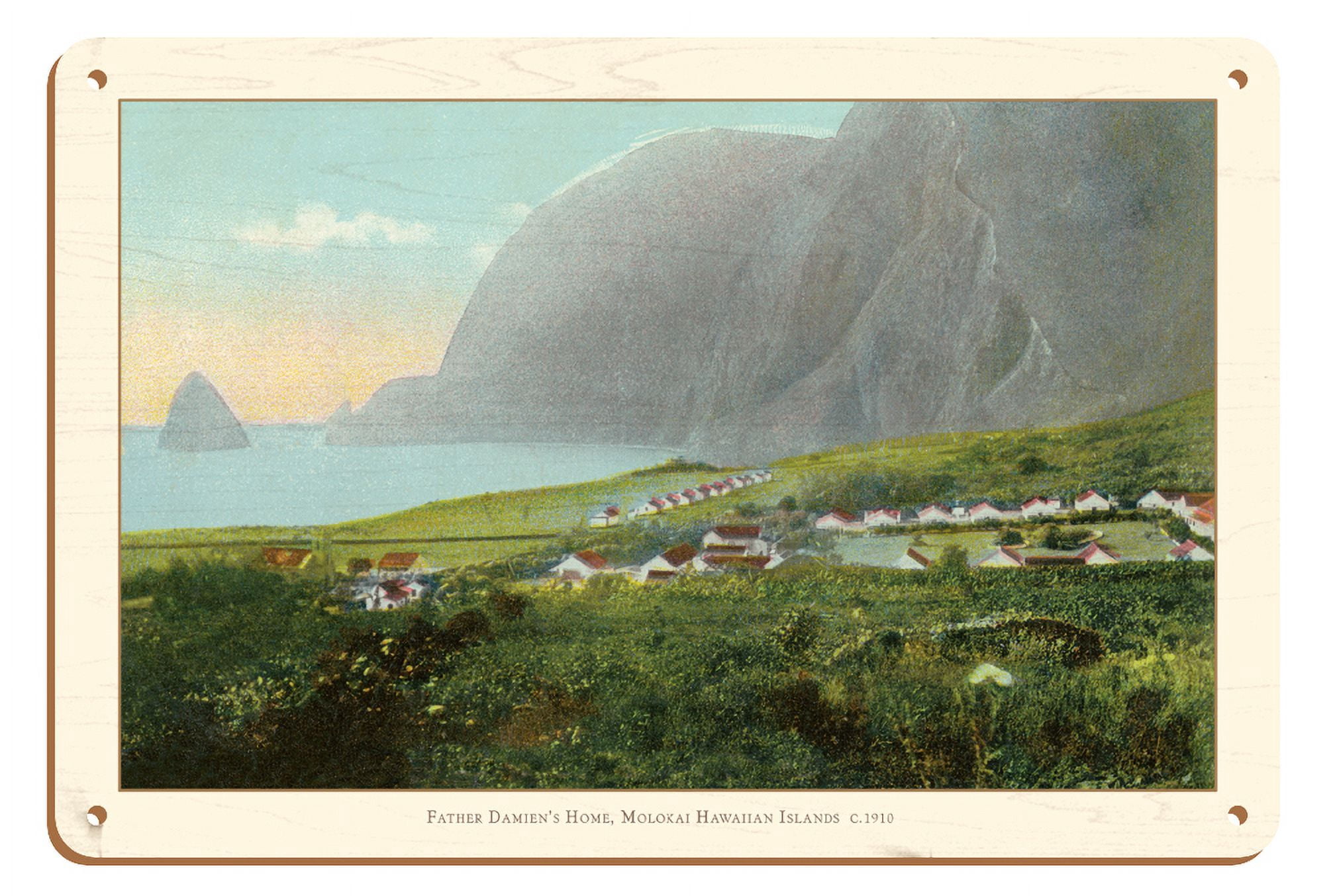 Father Damien’s Home - Molokai Hawaii - Kalaupapa Leper Settlement ...