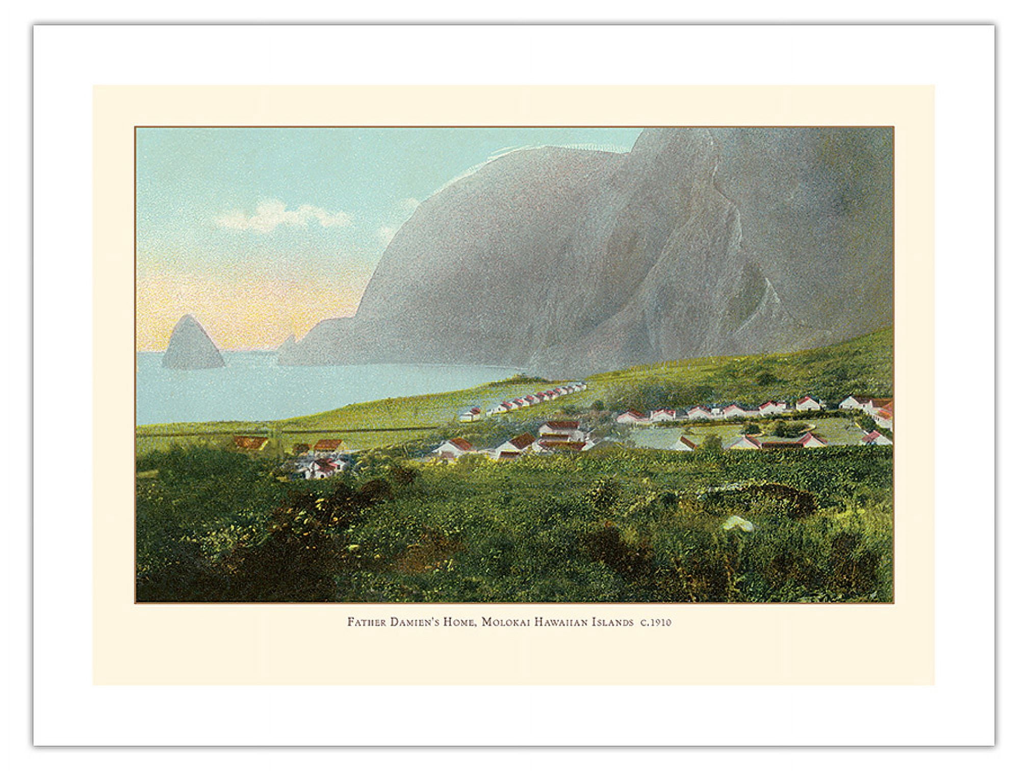 Father Damien’s Home - Molokai Hawaii - Kalaupapa Leper Settlement ...