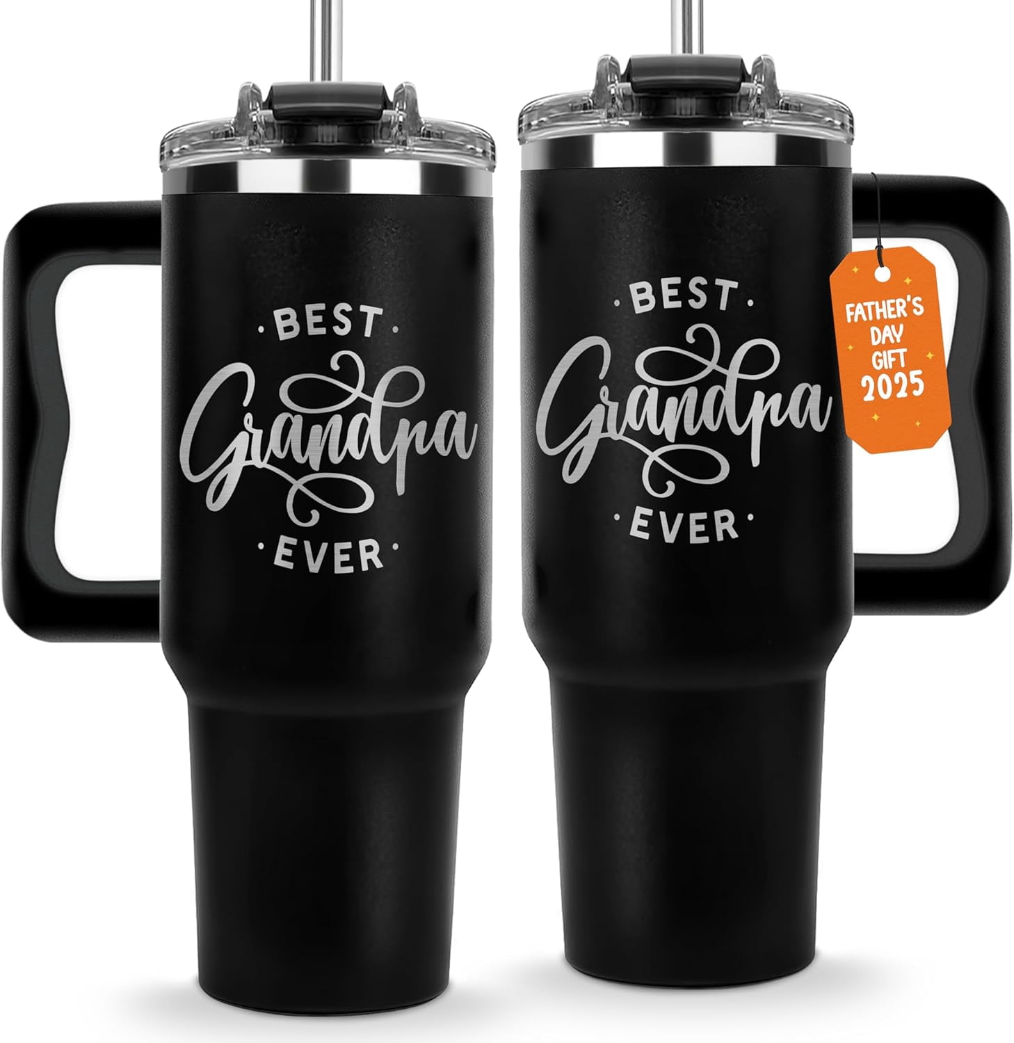 **father day gift from grandkids, best grandpa ever tumbler 40oz ...