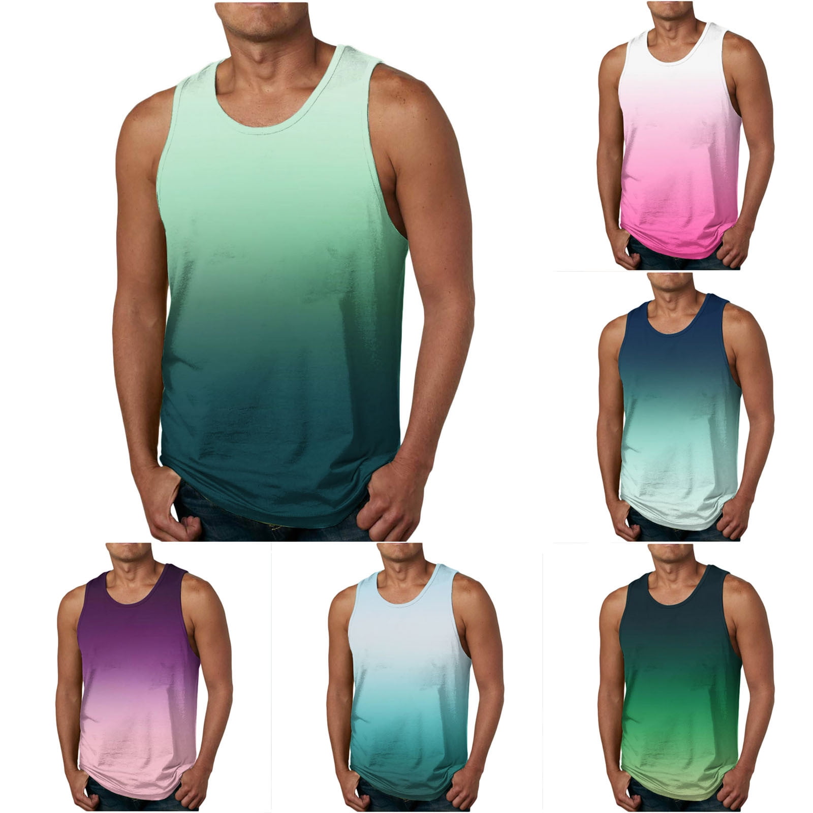Father Day Sale!3d Graphic Tank Top Men,Summer Sportstank Tops for Men ...