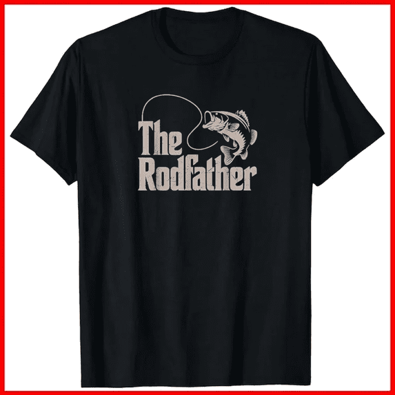 Father Day The Rodfather Dad Fishing Gift From Daughter Son Slog Unisex ...
