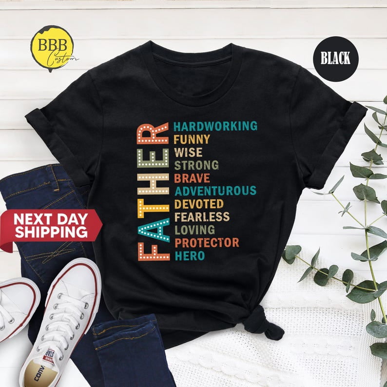 Father Definition Shirt, Dad Appreciation Shirt, Hardworking Funny Wise ...