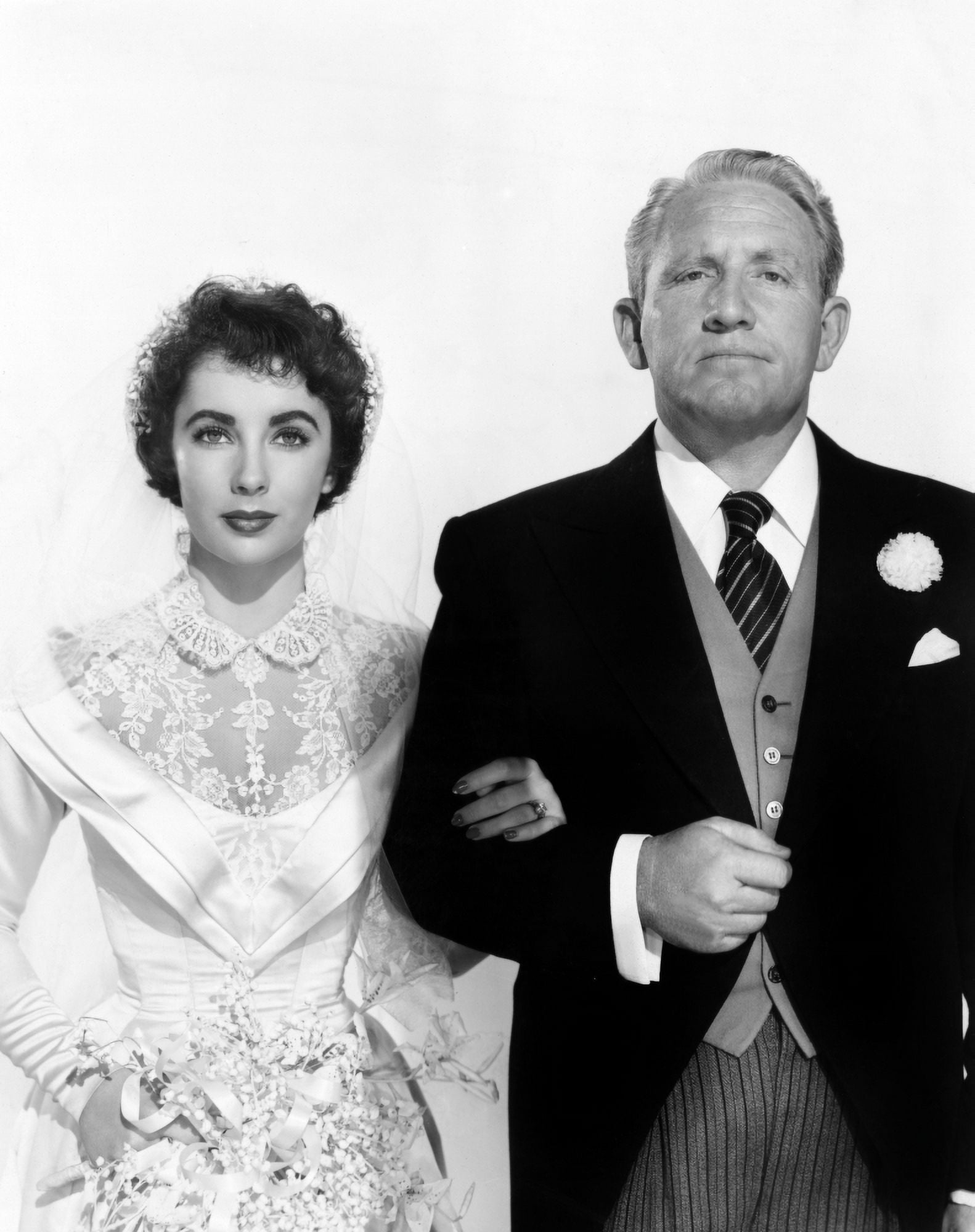 Father Of The Bride Elizabeth Taylor Spencer Tracy 1950 Photo Print (8 ...