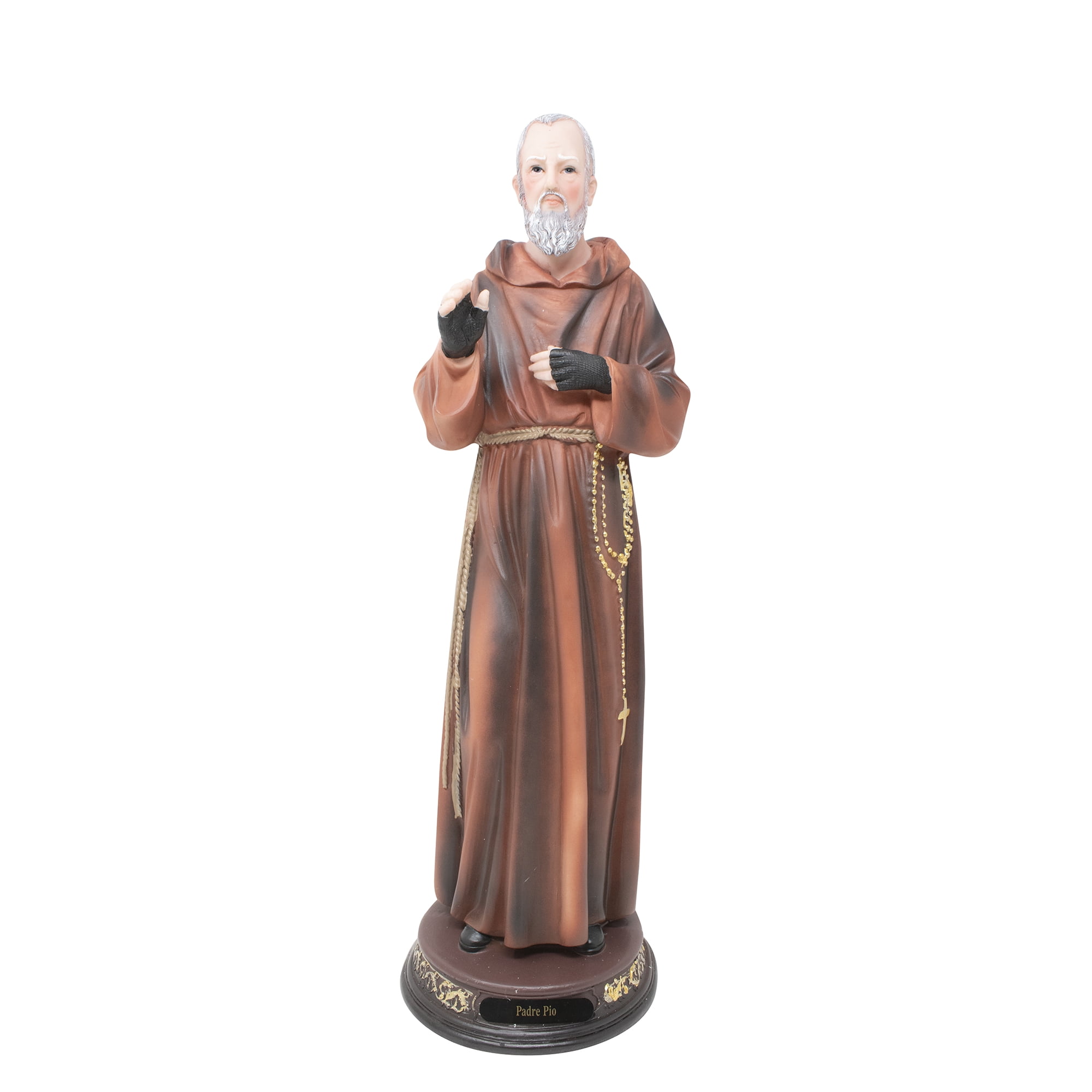 Father Pio Resin Statue | Multiple Sizes | Realistic Appearance ...
