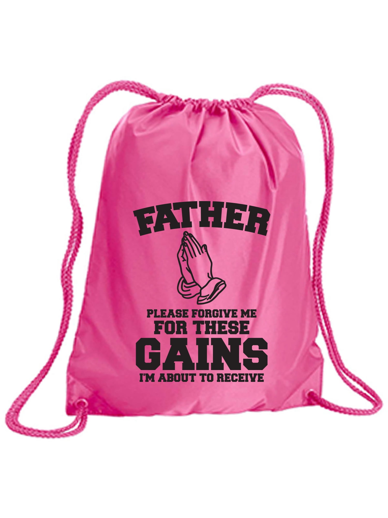 Father Please Forgive Me Cinch Pack - Walmart.com