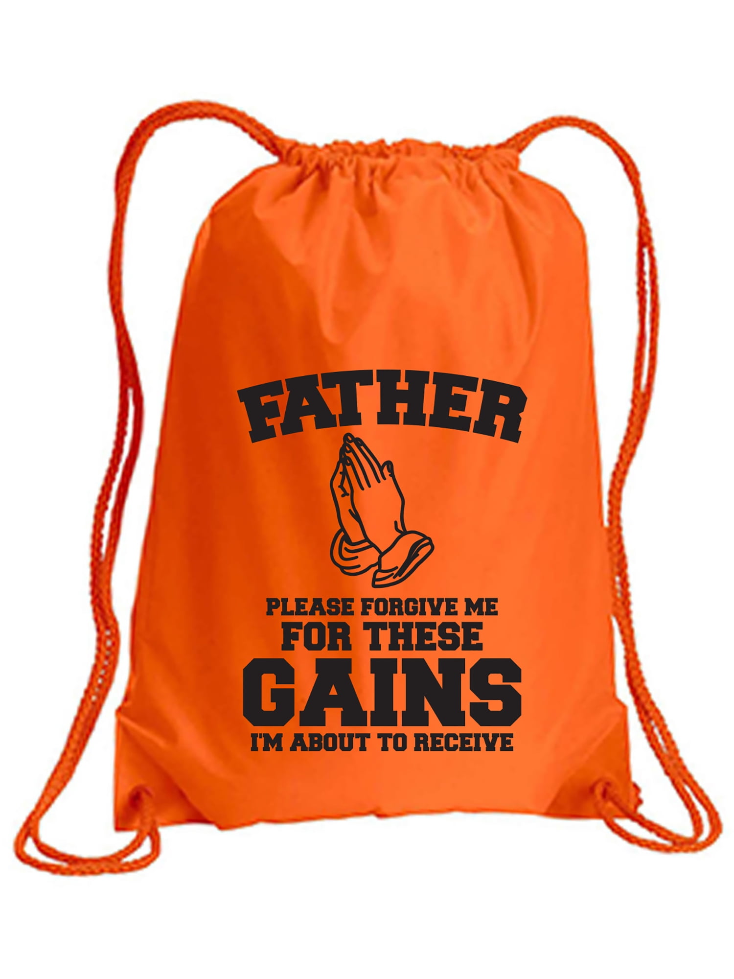 Father Please Forgive Me Cinch Pack - Walmart.com