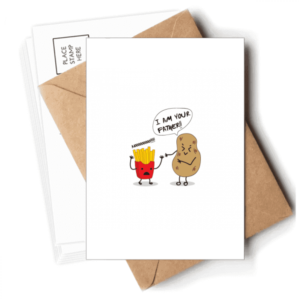 Father Potato Chips Origin Postcards Envelopes Blank Note Cards Mailing ...