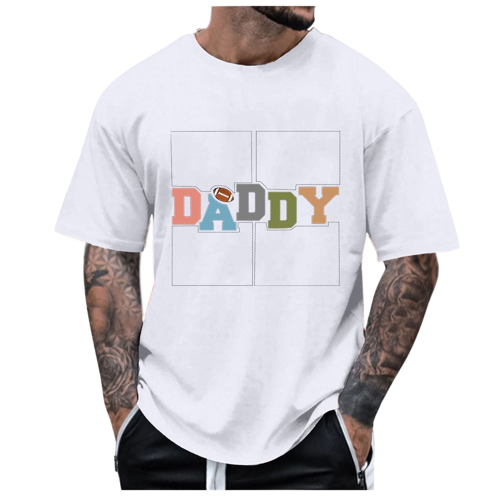 Father'S Day Gifts For Dad Custom Tee Regular Fit Personalized T-Shirt ...