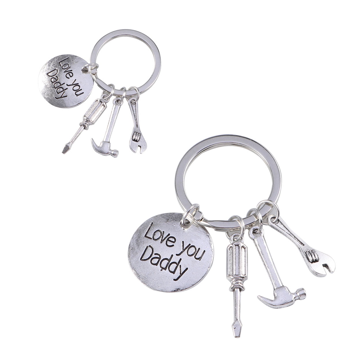 Father S Day Key Chain Dad Keychain from Kids Screwdriver Wrench Hammer ...