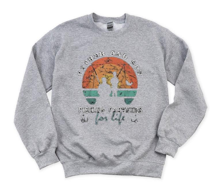 Father Son Fishing Partners For Life Dad Fishing Angler Family Outdoor ...