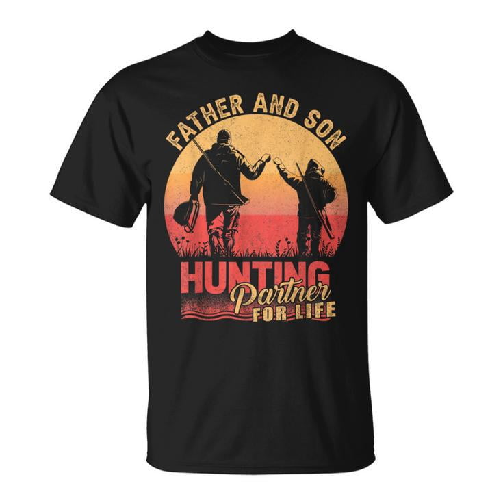 Father and Son Hunting Partners T-Shirt – Buddies for Life Graphic Tee ...