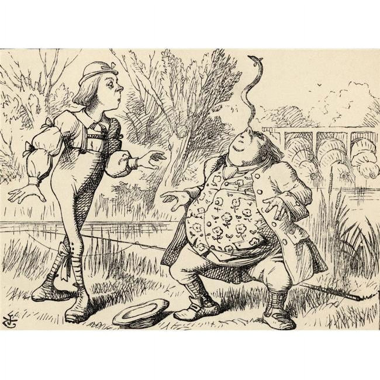 Father William Balancing An Eel On His Nose Illustration by John ...
