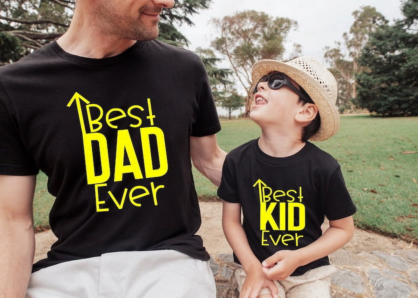 Father and Son Matching Shirts, Best Dad Ever, Father Birthday Gift ...