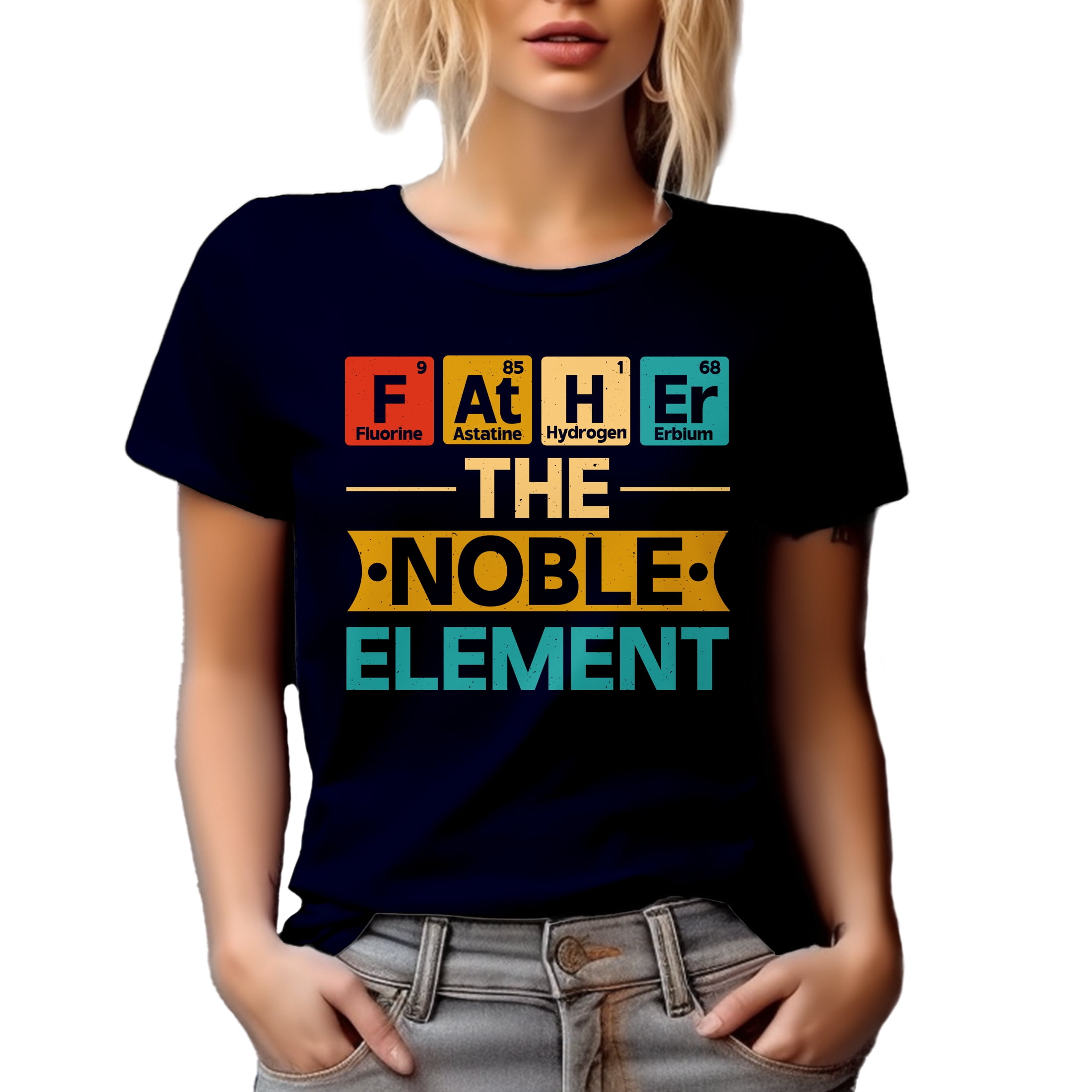 Father in Periodic Table of Elements, Noble Element - Chemist Dad ...