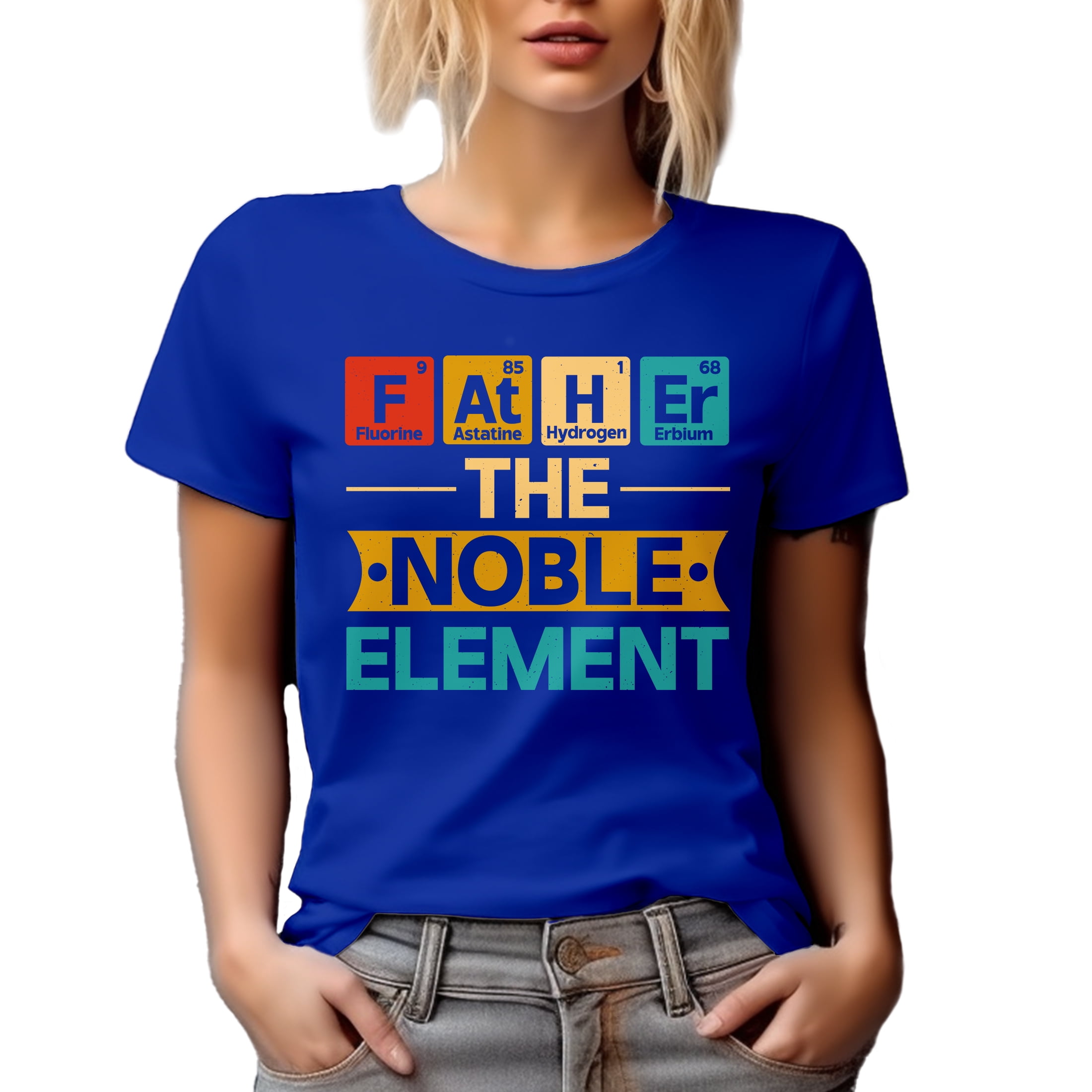 Father in Periodic Table of Elements, Noble Element - Chemist Dad ...