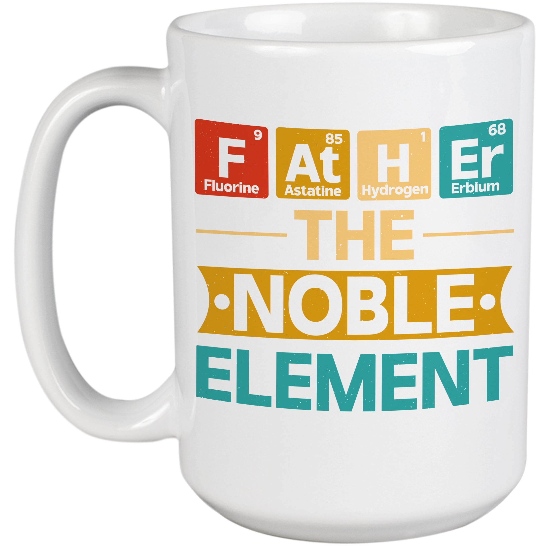 Father in Periodic Table of Elements, Noble Element, Chemist Dad Father ...