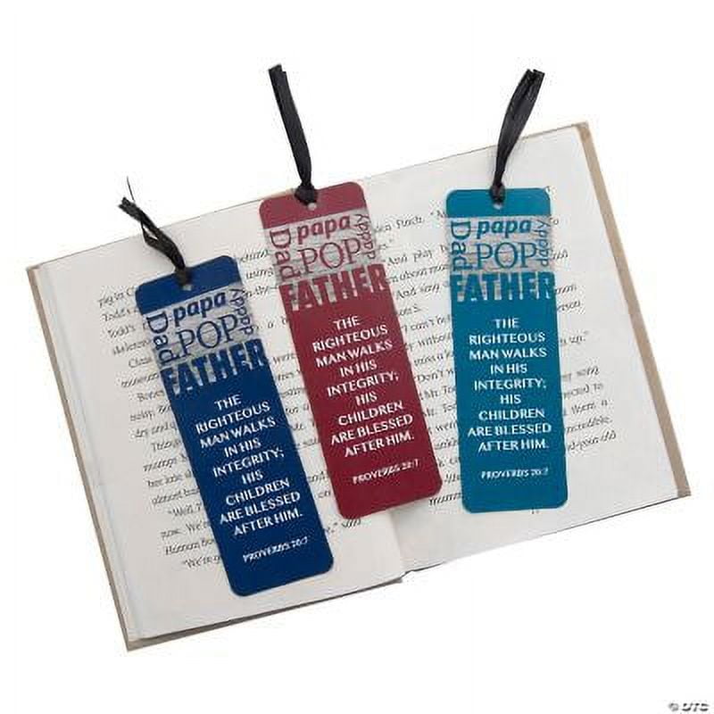 Father’s Day Bible Verse Bookmarks, Father's Day, Stationery, 48 Pieces ...