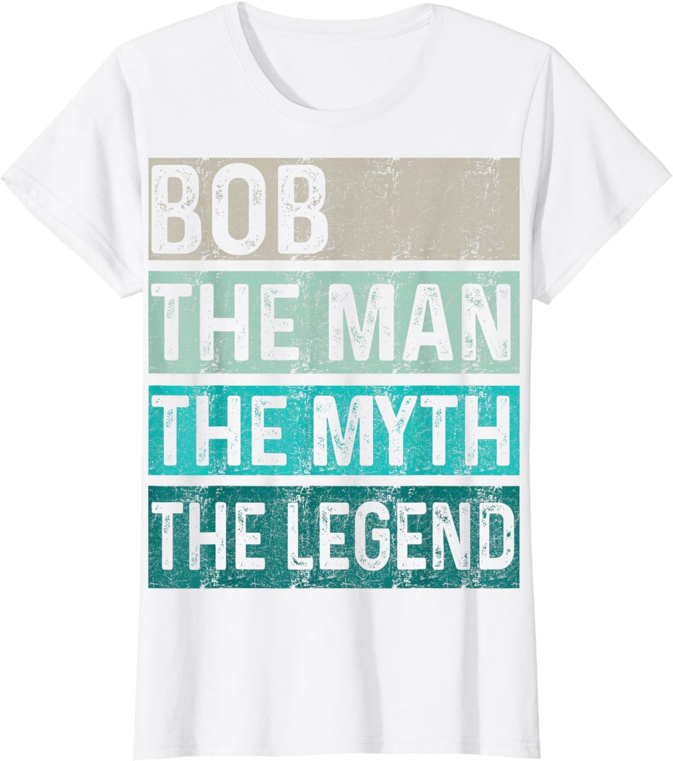 Father's Day Bob Gift The Man The Myth The Legend Funny T-Shirt ...