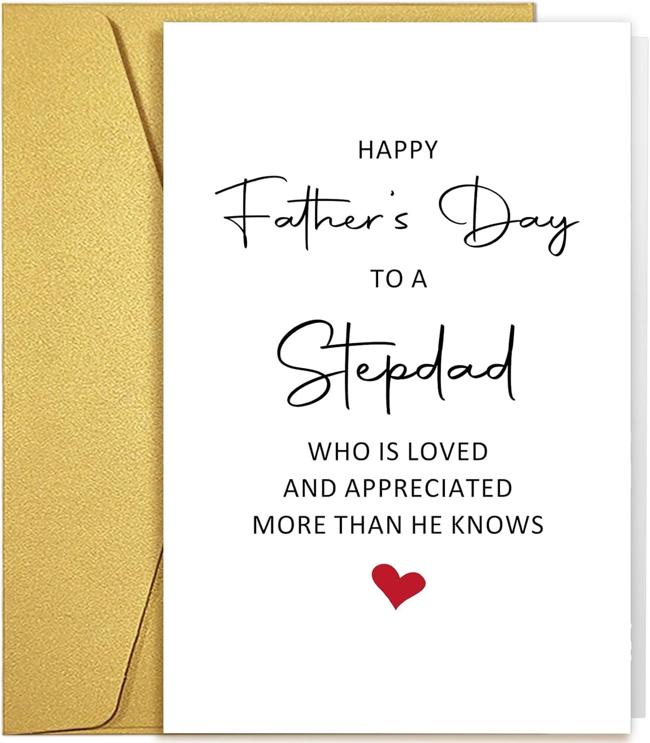 Father's Day Card for Stepdad, Step Fathers Day Card from Stepdaughter ...