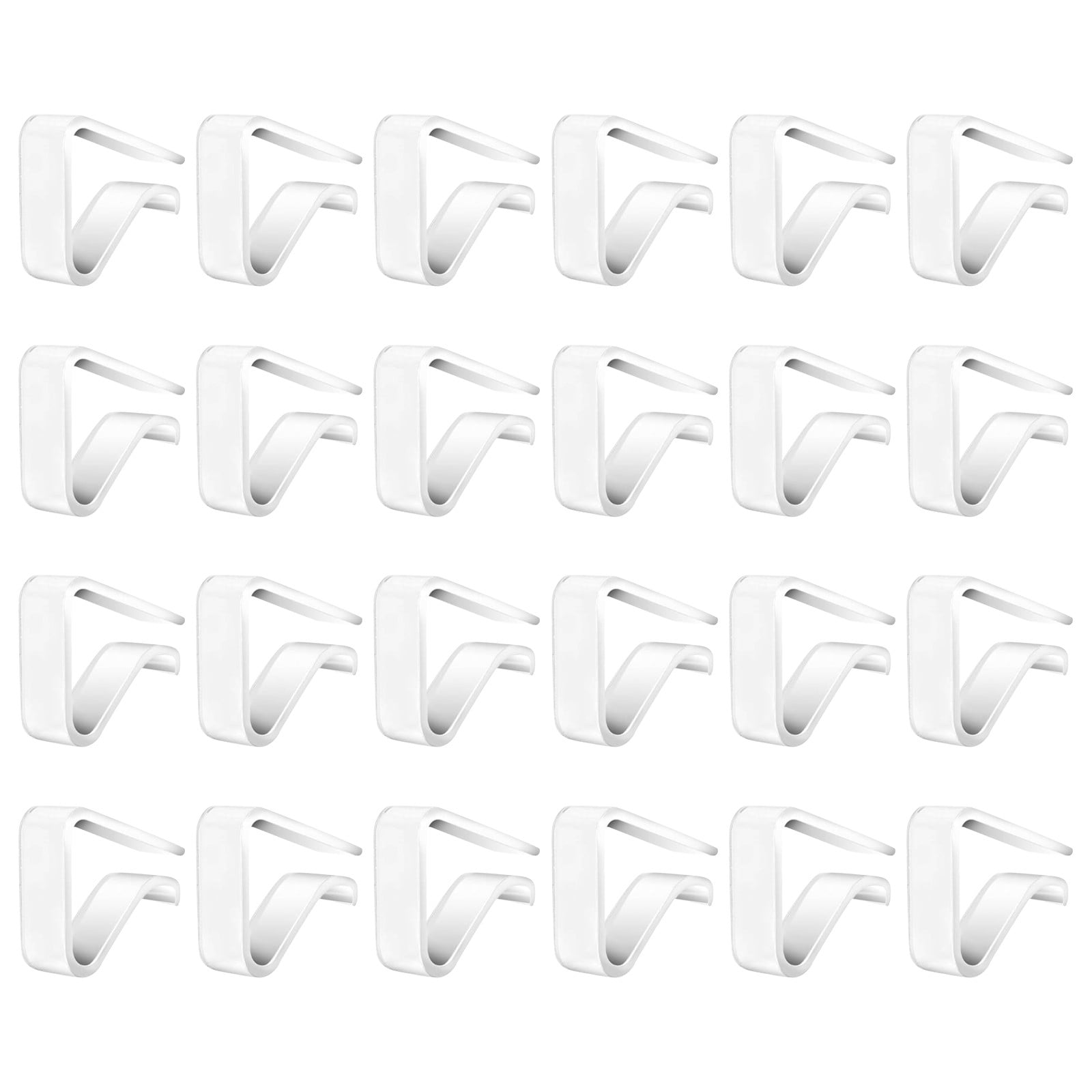 Father's Day Clearance 24PCS Clear Plastic Tablecloth Clips,Transparent ...