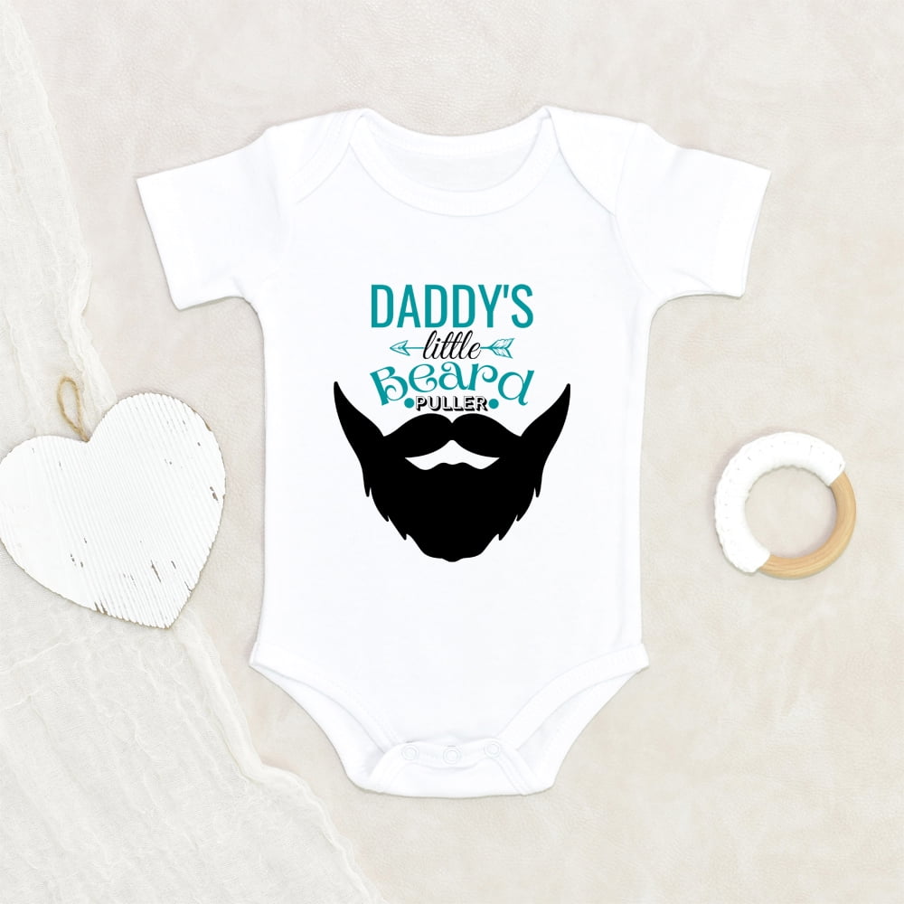 Father's Day Clothes - Daddy's Little Beard Pullers Baby Clothes ...